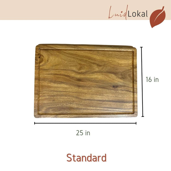 Luid Lokal Lechon Cochi Board 16x24 inches Acacia Wood